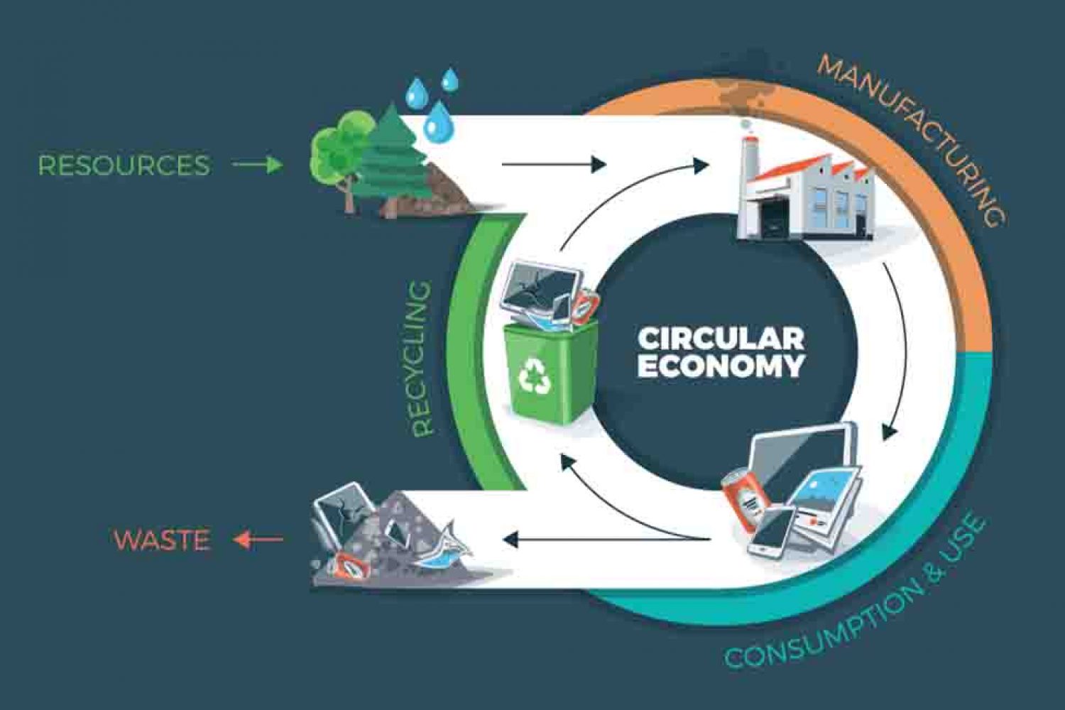 The Circular Economy: Sustainable Plastic Waste Management