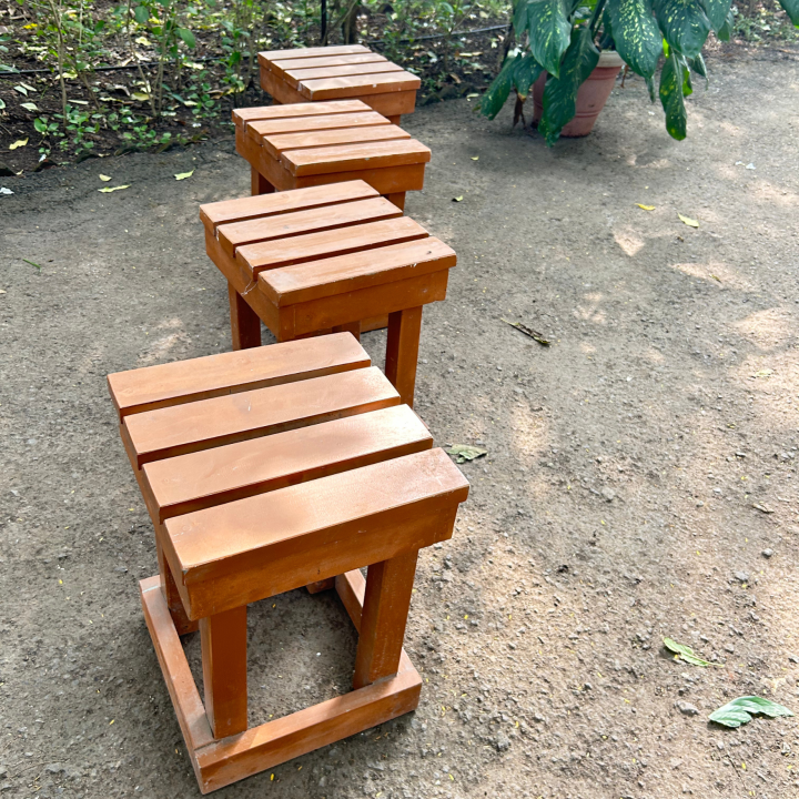 Table and Stool | Made from 100% Recycled Plastic